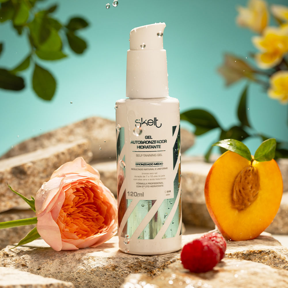 Gel Autobronzeador Hidratante - Incolor - Skelt